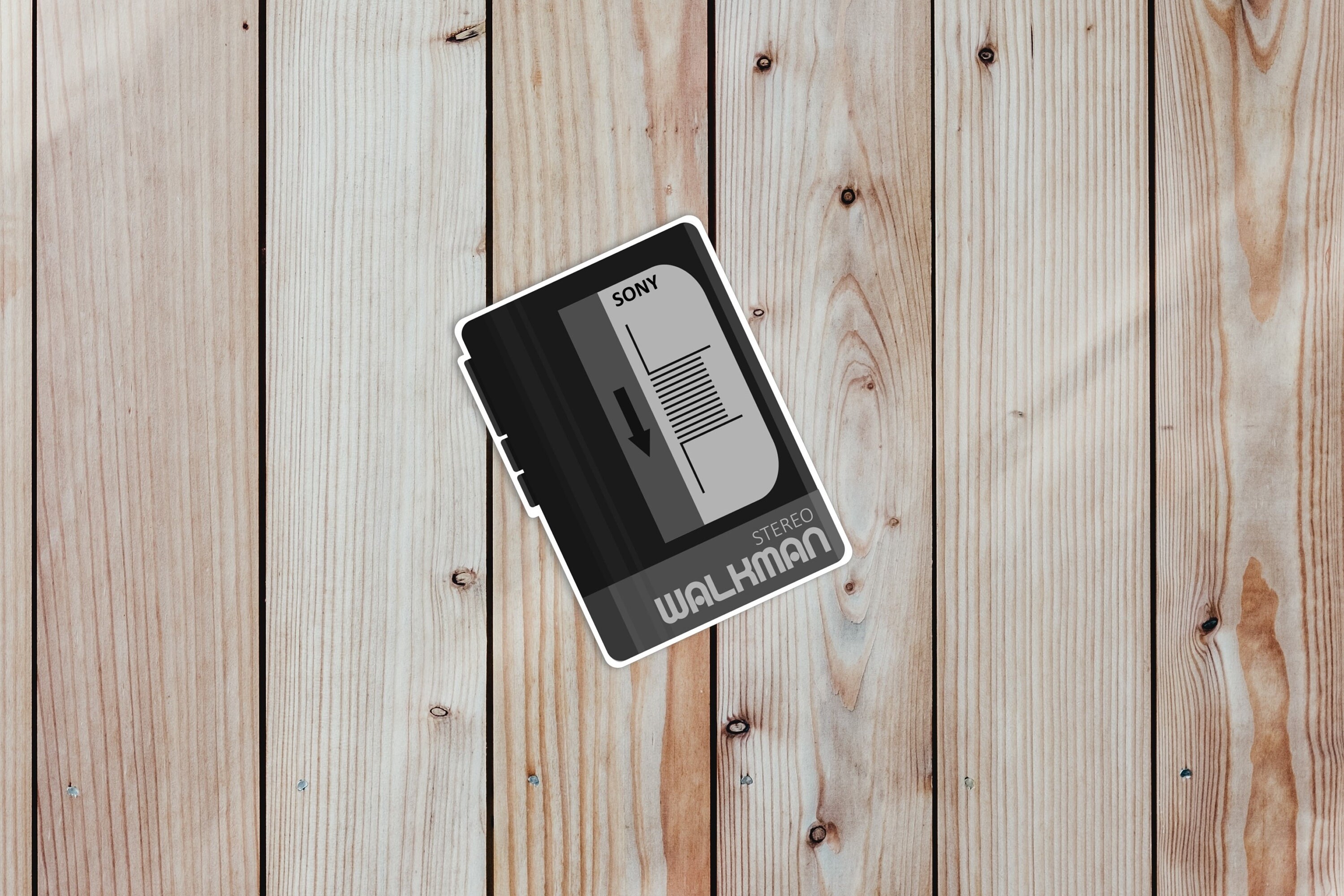 Walkman Cassette Player Sticker Cute Retro Aesthetic Vinyl - Etsy