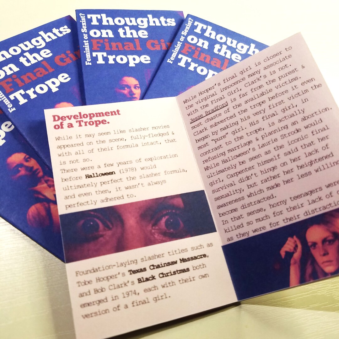 Final Girl Trope Horror Fanzine Mini Zine - Etsy