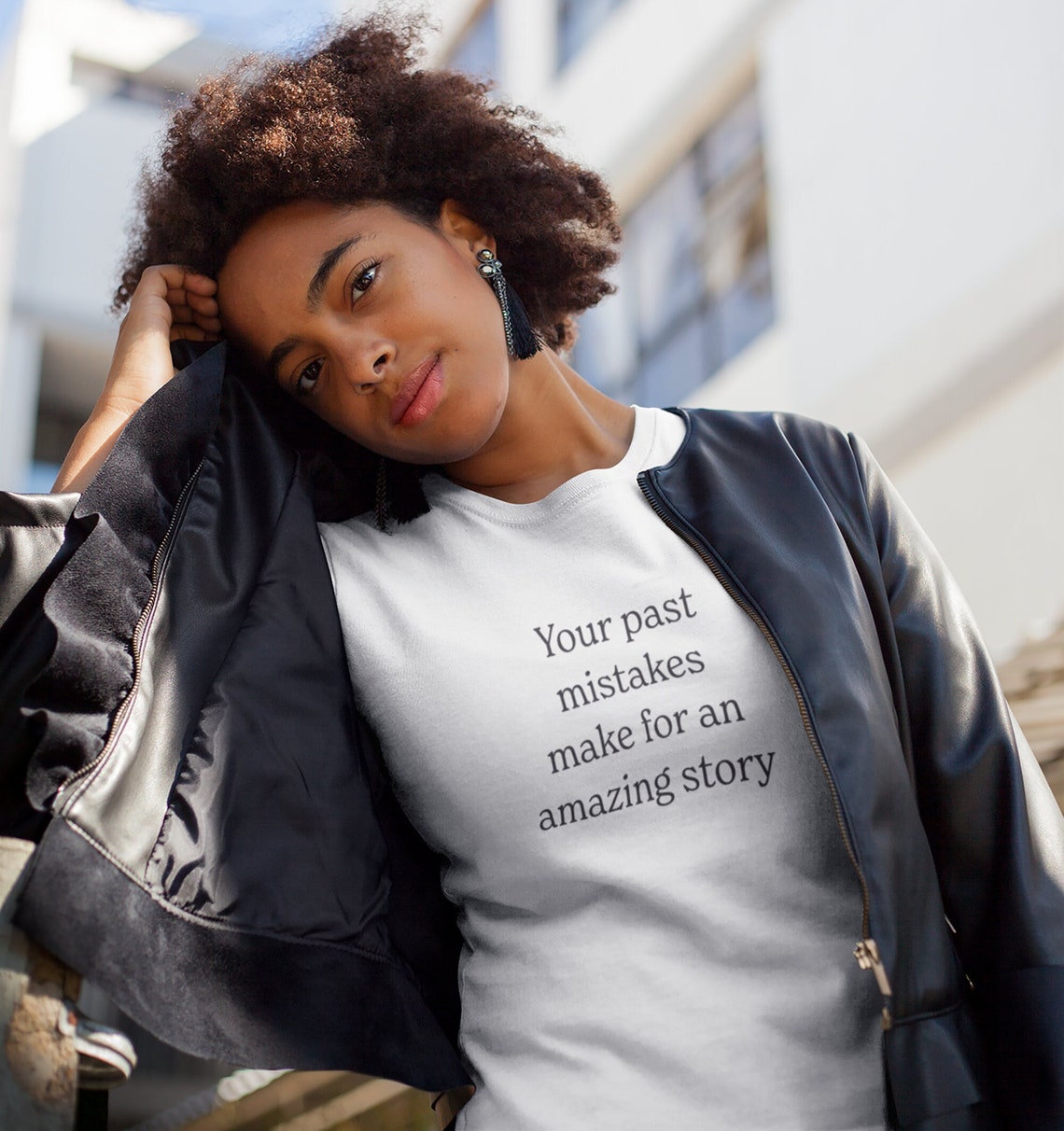 WOMENS Fitted TSHIRT Growth Shirt Stay POSITIVE Shirt - Etsy