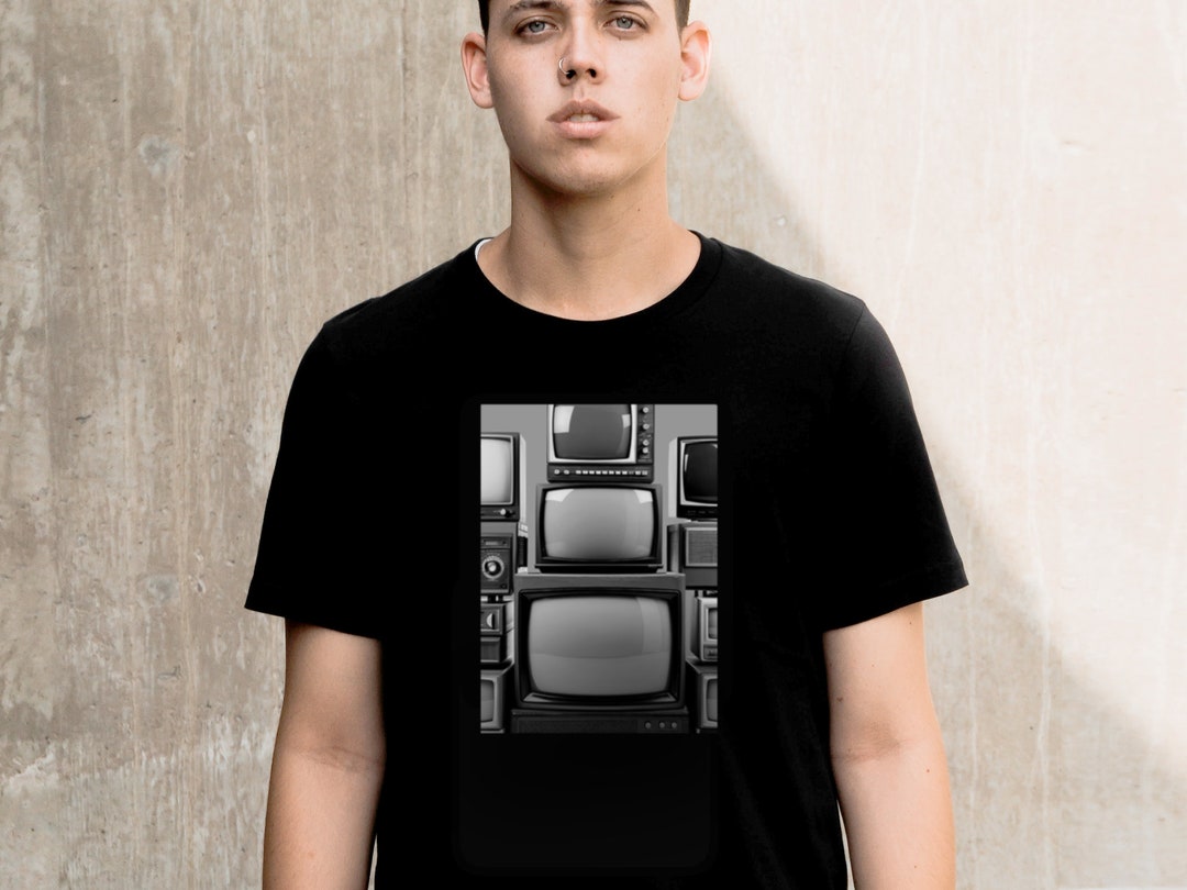 Retro TV Graphic T-shirt, Retro Tvs Graphic Tee, Retro Graphic T-shirt ...