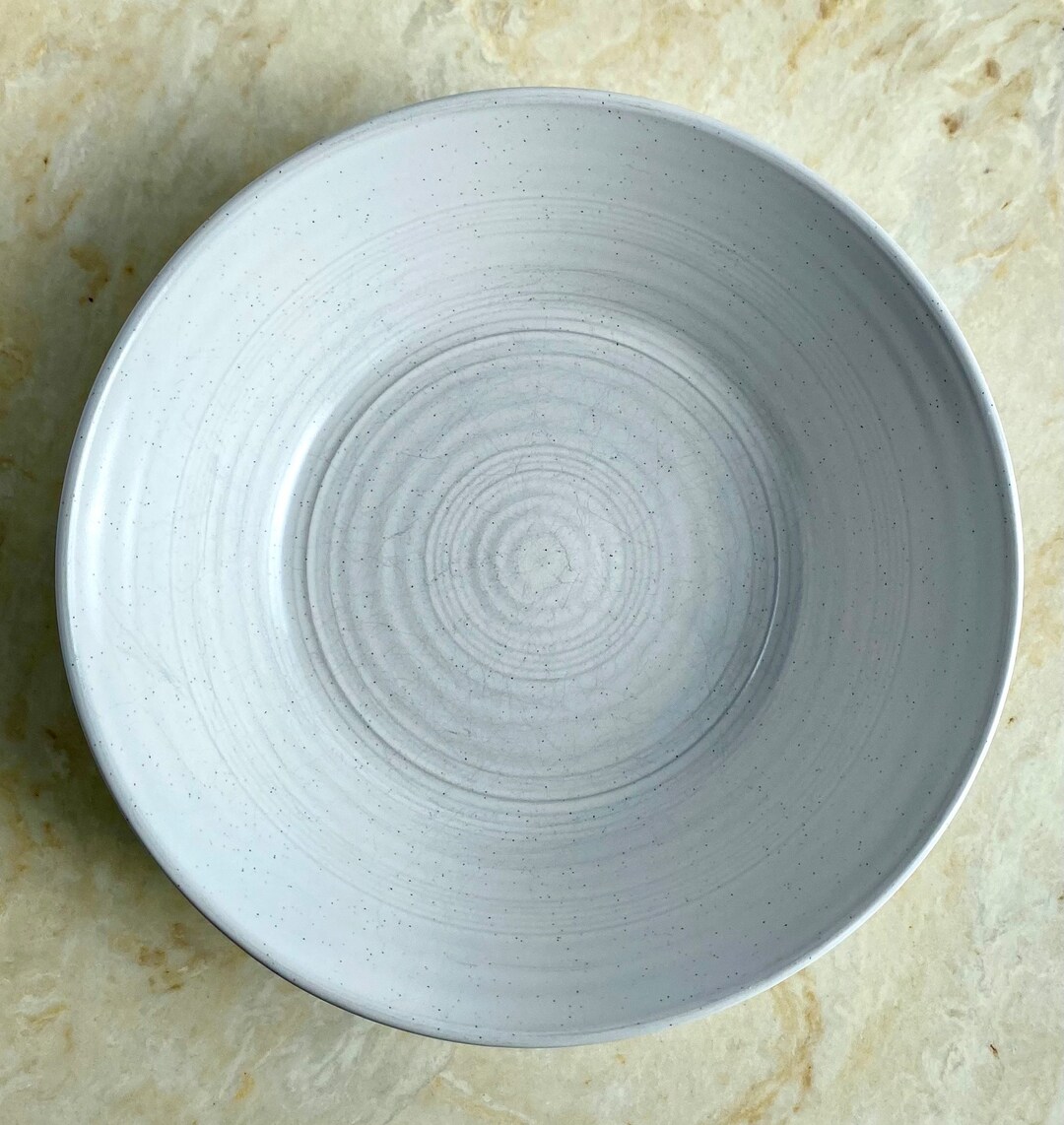 Off White Food Bowl, Neutral Kitchen Stoneware, MCM Dishware, Vintage ...