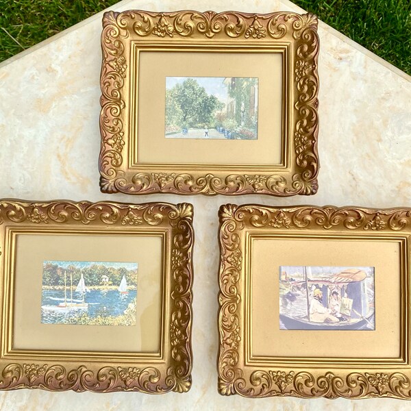 Victorian Painting in Frame - Etsy