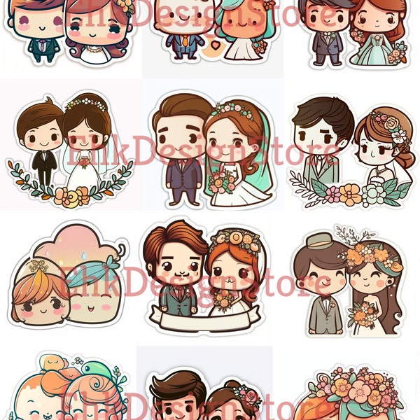 Couple Printable Stickers - Etsy