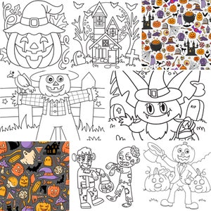 Halloween Kids Craft|halloween Activity|printable|coloring Page Craft ...