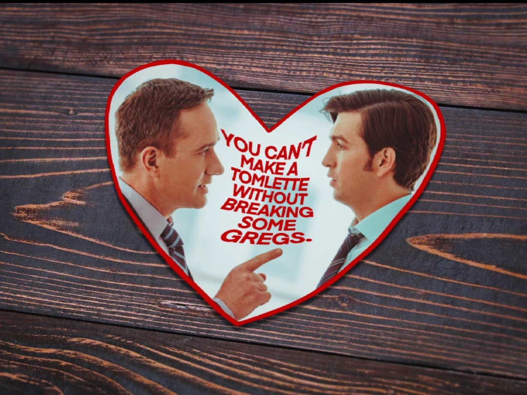 Succession TV Show Sticker, Greg and Tom Sticker, Tomlette Sticker ...