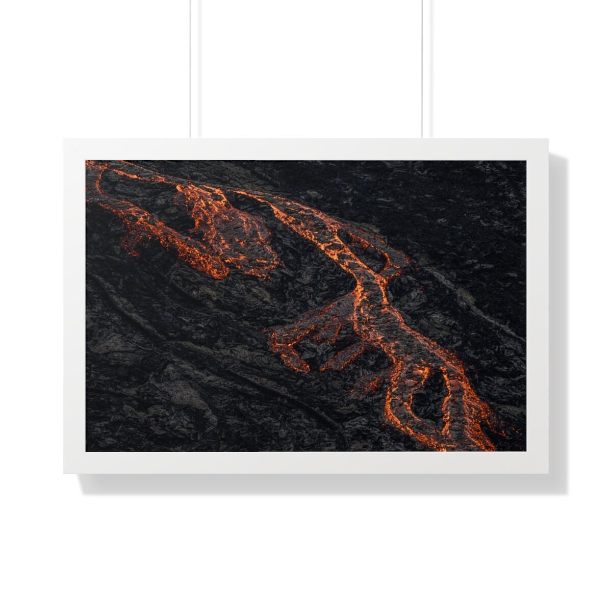 Fiery Flow: Lava Rivers Carving the Icelandic Landscape, Photography ...