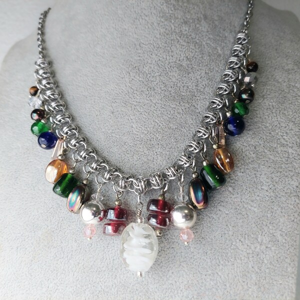 Chainmaille Charm - Etsy