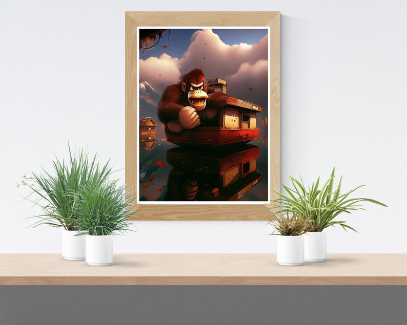 Donkey Kong Art: Instant Download Home Decor - Etsy