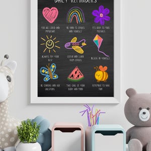 Digital Daily Reminders for Kids - Etsy