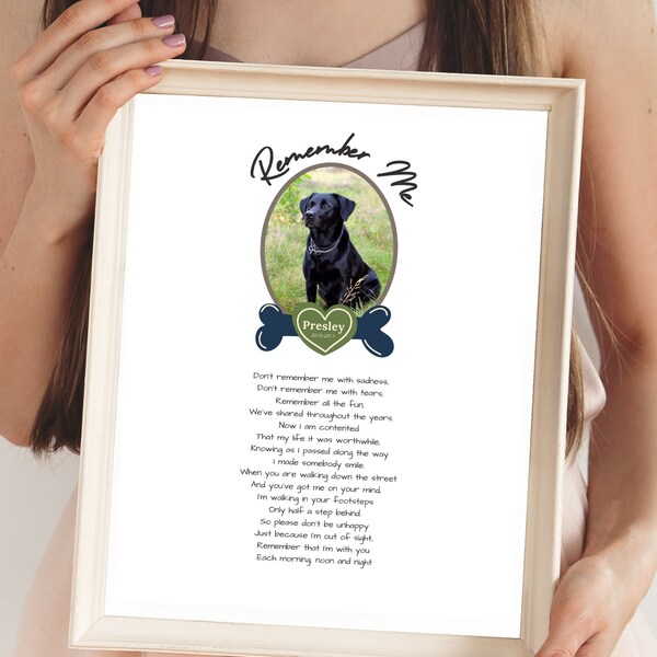 Remember Me Poem - Etsy