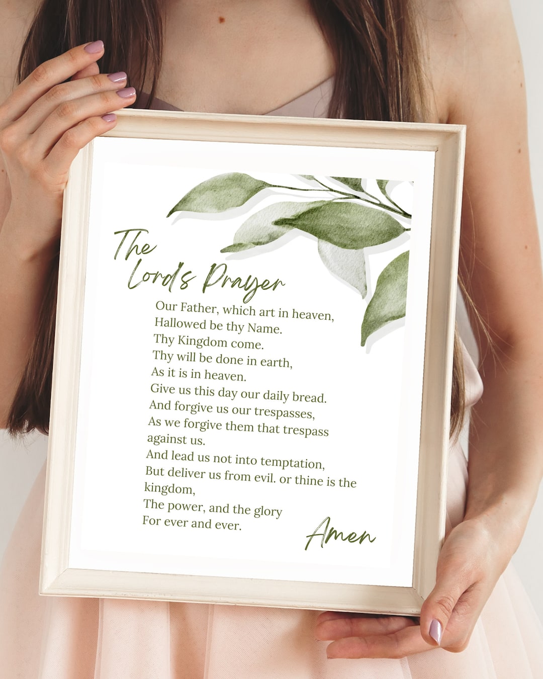 Digital the Lords Prayer Wall Art - Etsy
