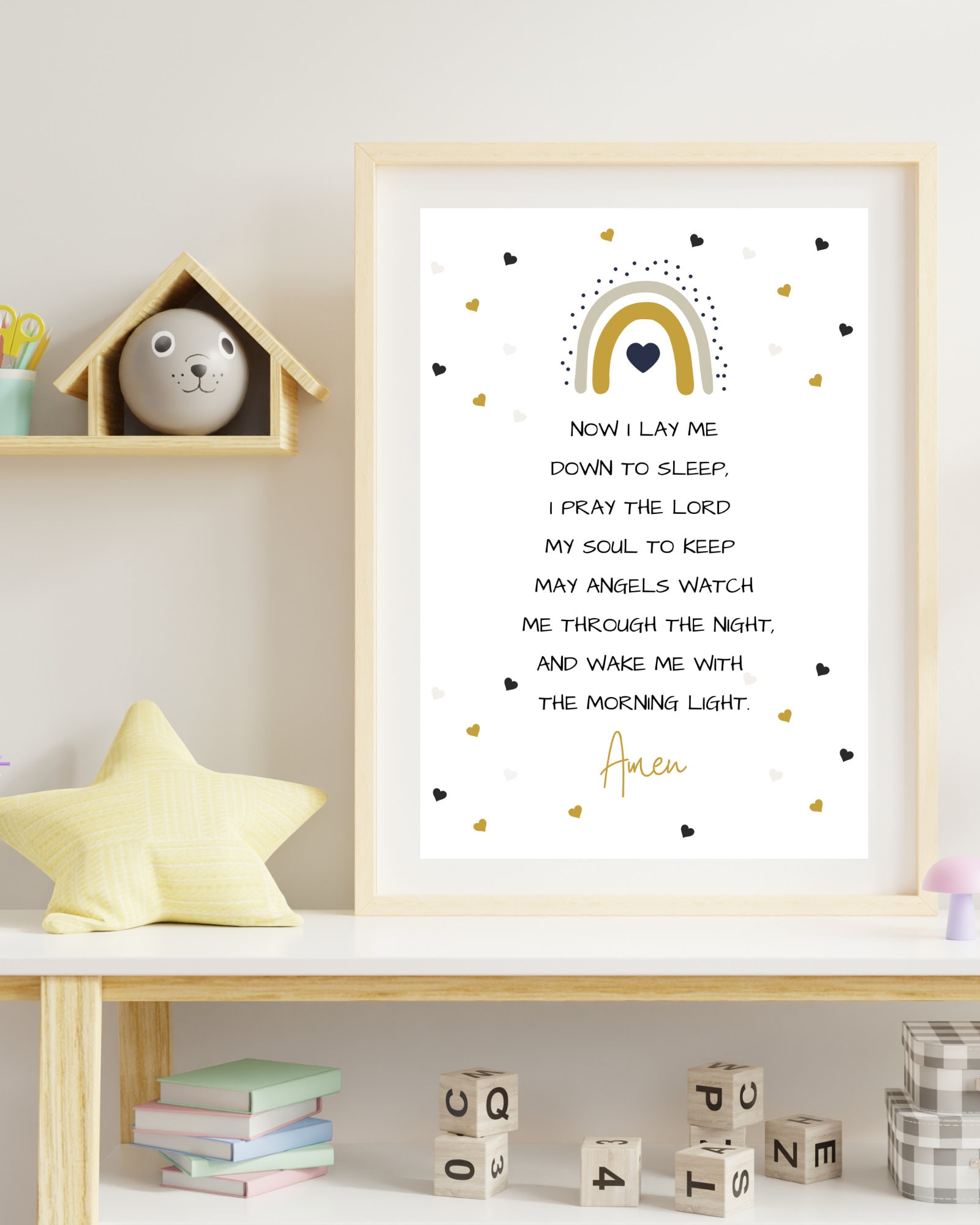 Digital Childs Prayer Wall Art - Etsy