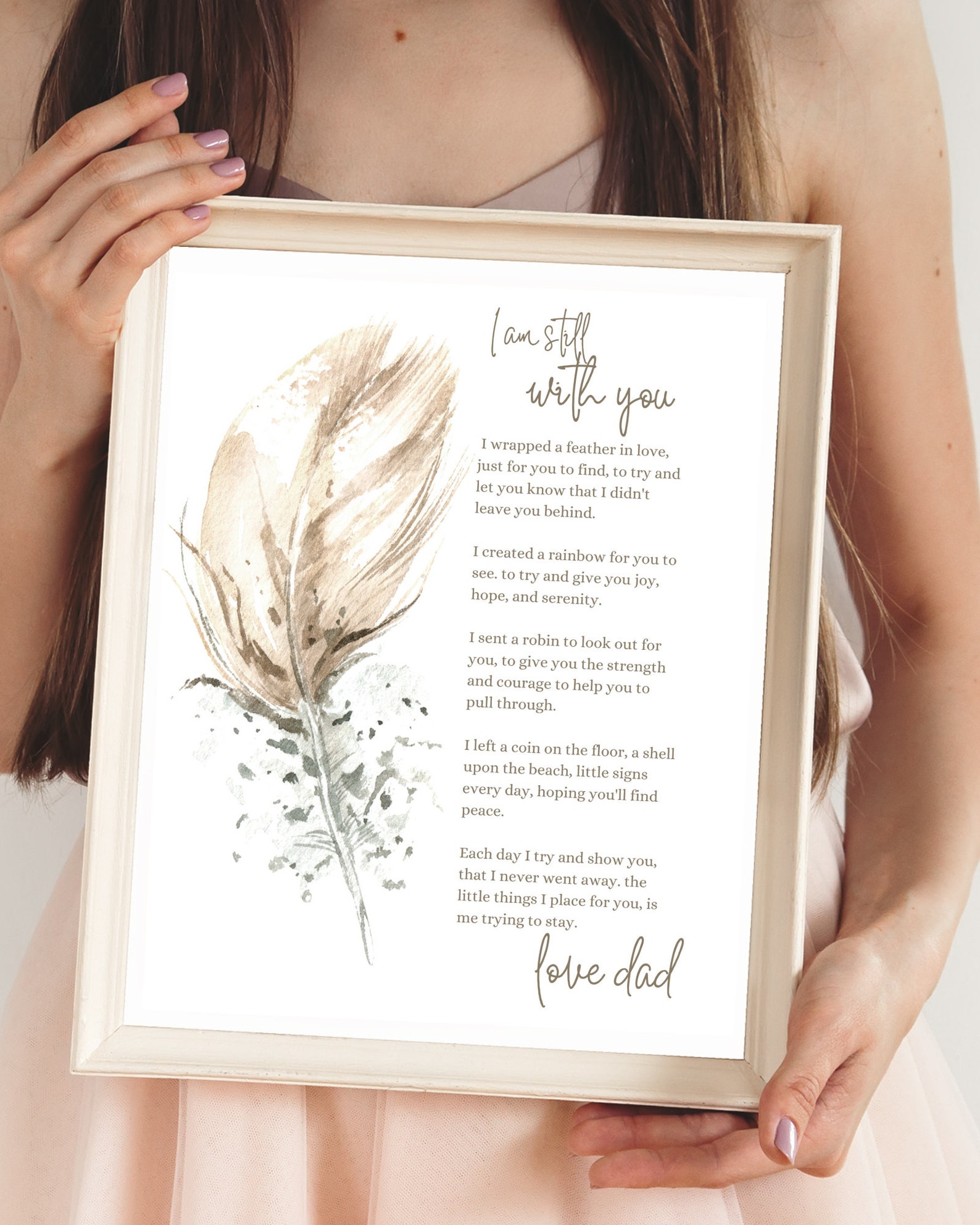 Digital I Am Still With You Memorial Poem Can Be Personalized - Etsy
