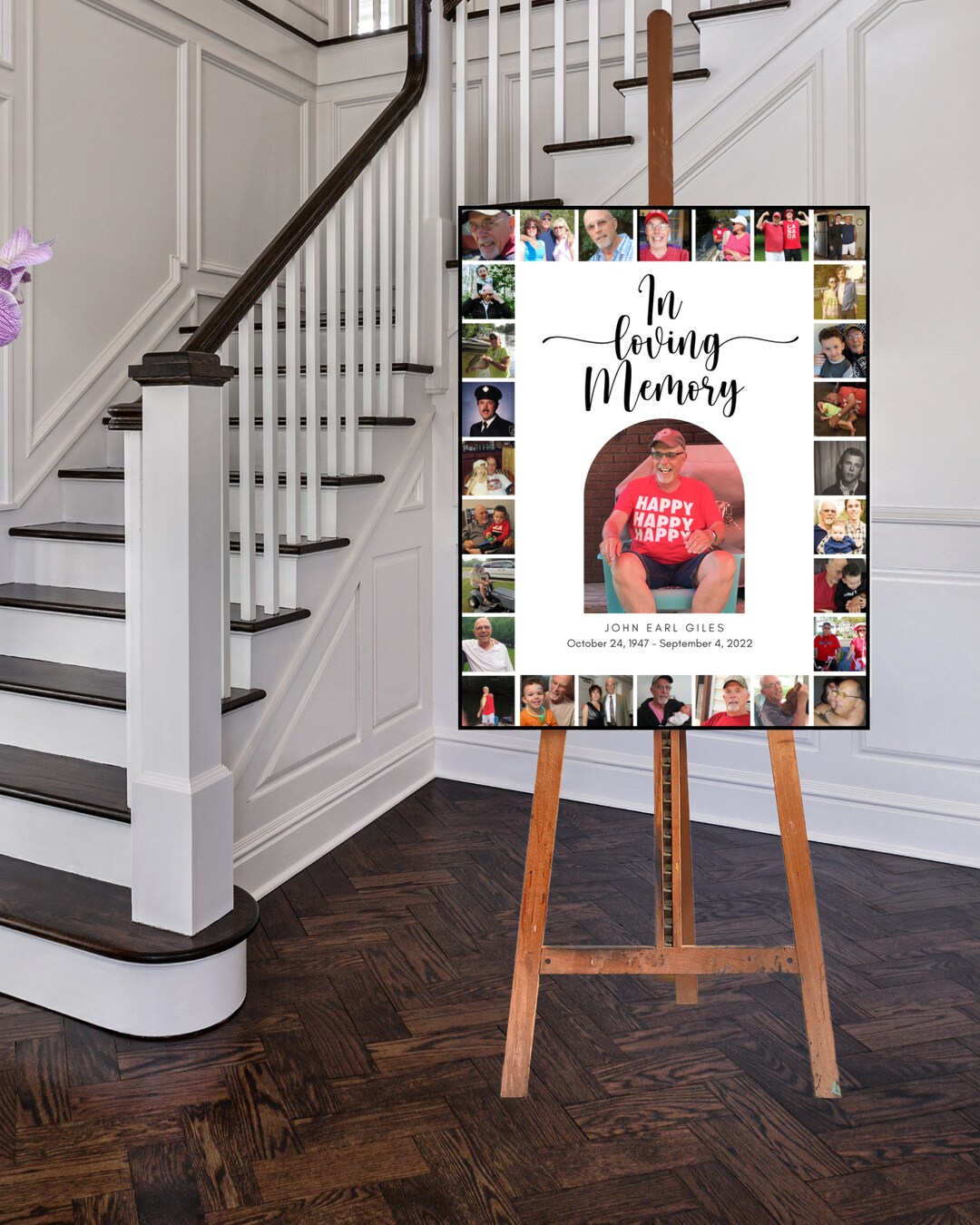 Digital Personalized Memorial Poster - Etsy