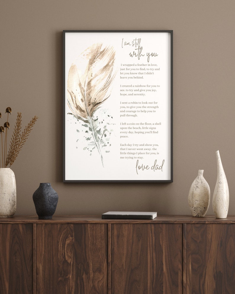 Digital I Am Still With You Memorial Poem Can Be Personalized - Etsy