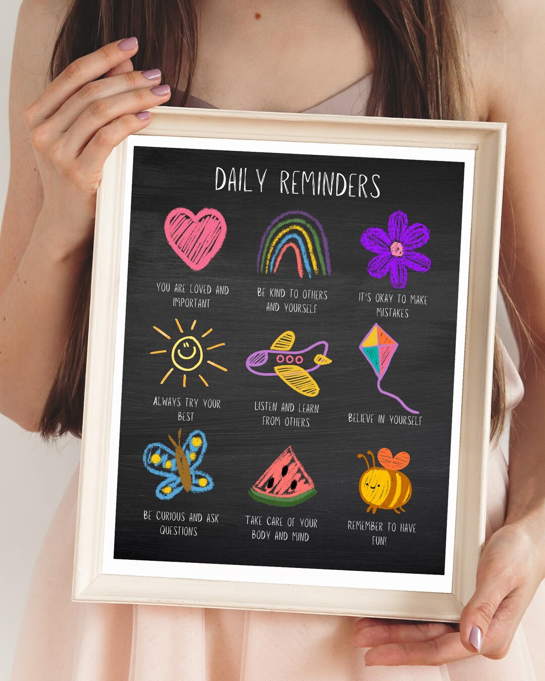 Digital Daily Reminders for Kids - Etsy