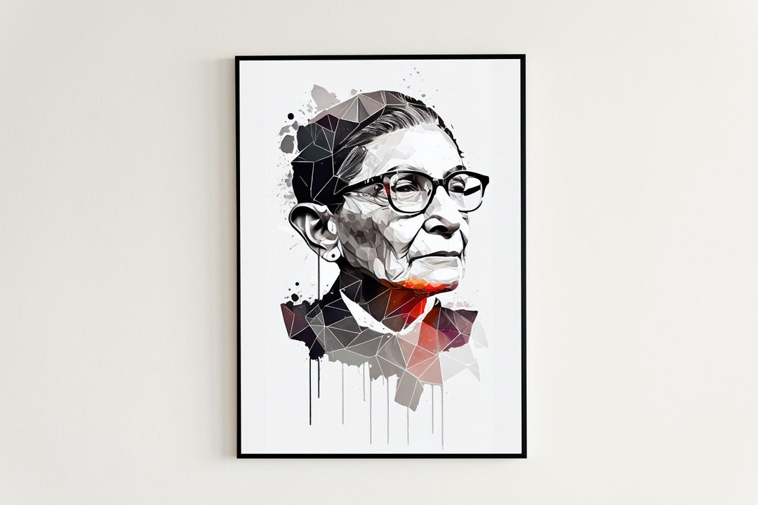 Ruth Bader Ginsburg, Women History Month, Empower, Inspire, AI Art ...