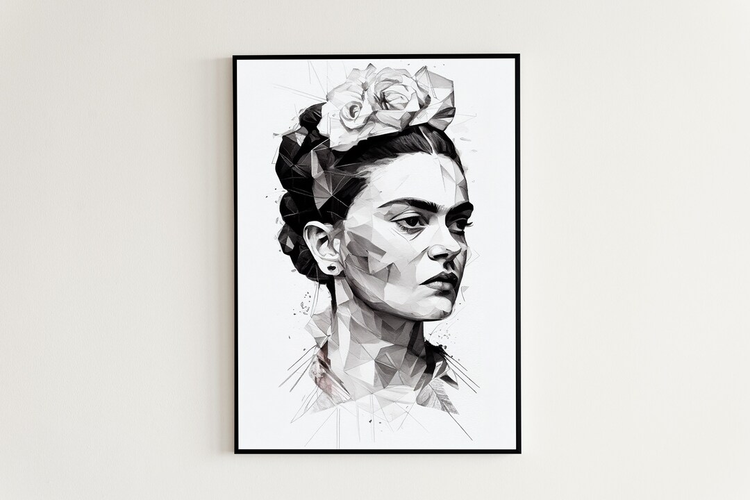 Frida Kahlo, Women History Month, Empower, Inspire, AI Art, Wall Art ...