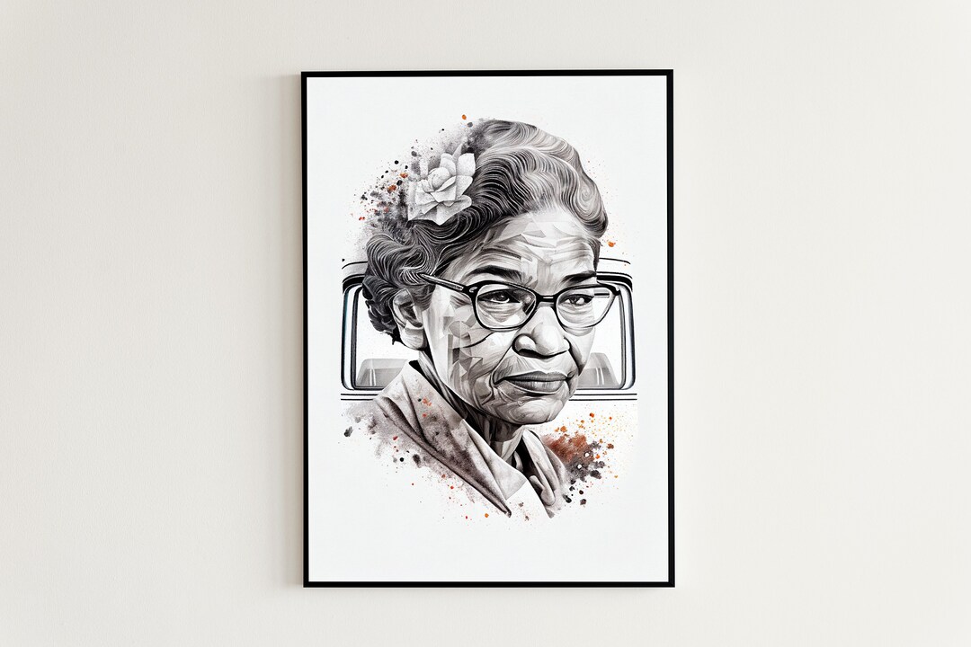 Rosa Parks, Women History Month, Empower, Inspire, AI Art, Wall Art ...
