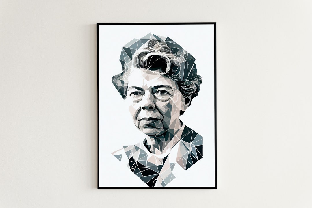 Eleanor Roosevelt, Women History Month, Empower, Inspire, AI Art, Wall ...