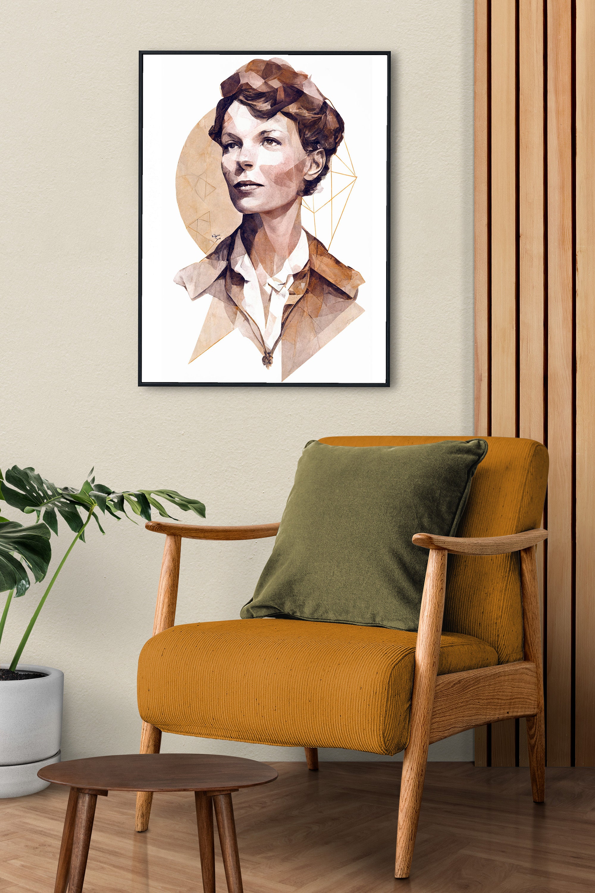 Amelia Earhart, Women History Month, Empower, Inspire, AI Art, Wall Art ...