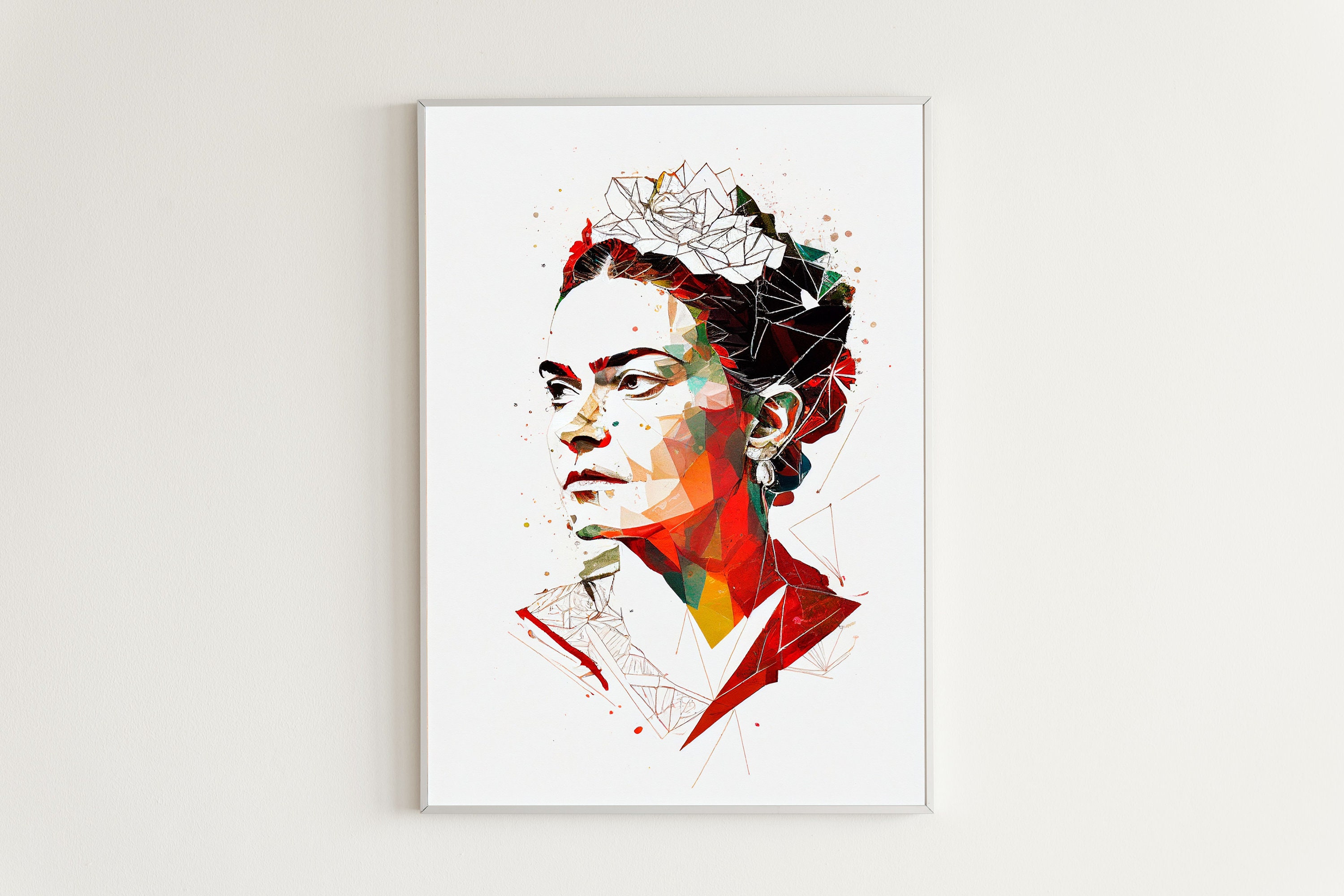 Frida Kahlo, Women History Month, Empower, Inspire, AI Art, Wall Art ...