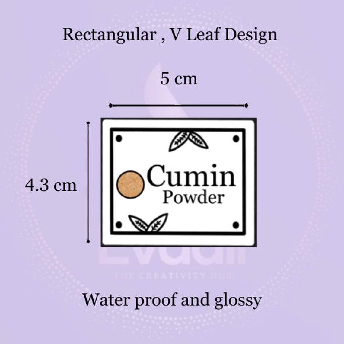 Spices and Herbs Vinyl Sticker Adhesive Labels - Spices Label - 15 ...