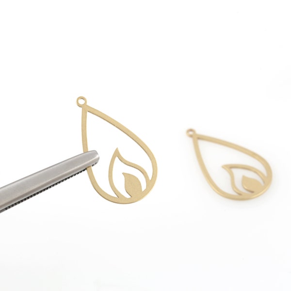 Flame Pendant - Etsy