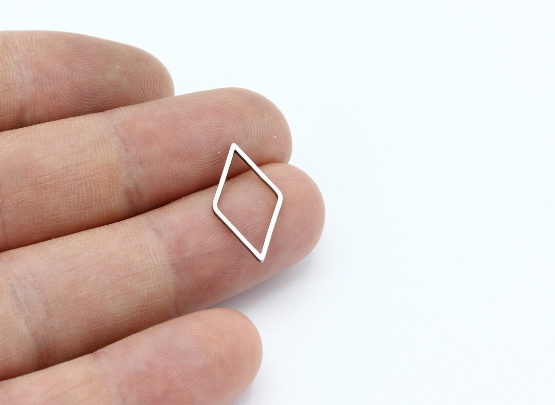 11x19mm Stainless Steel Triangle Connector, Triangle Charms, Triangle ...