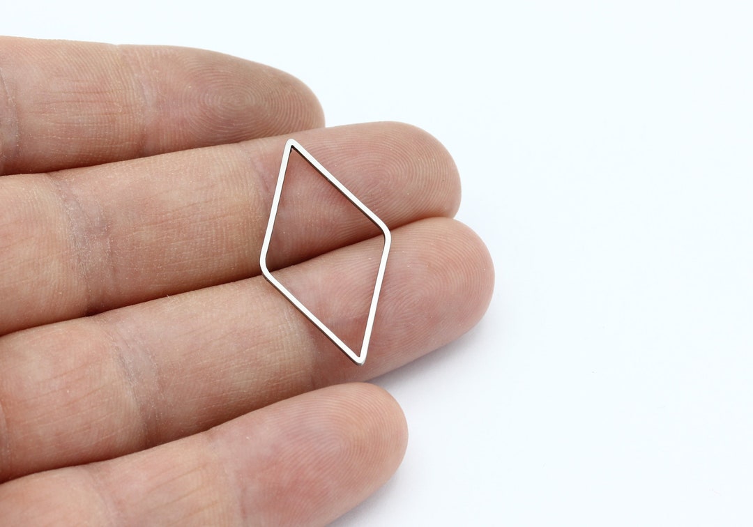 16x30mm Stainless Steel Triangle Connector, Triangle Charms, Triangle ...