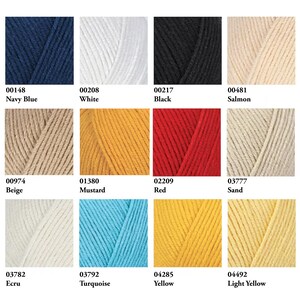 Nako Cotton Yarn, Nako Calico Yarns, Soft Crochet Yarn, Amigurumi Yarn ...