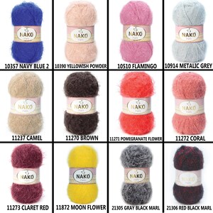 Nako Paris Knitting Yarn, Crochet Yarn, Shawl Yarn, Acrylic Yarn ...