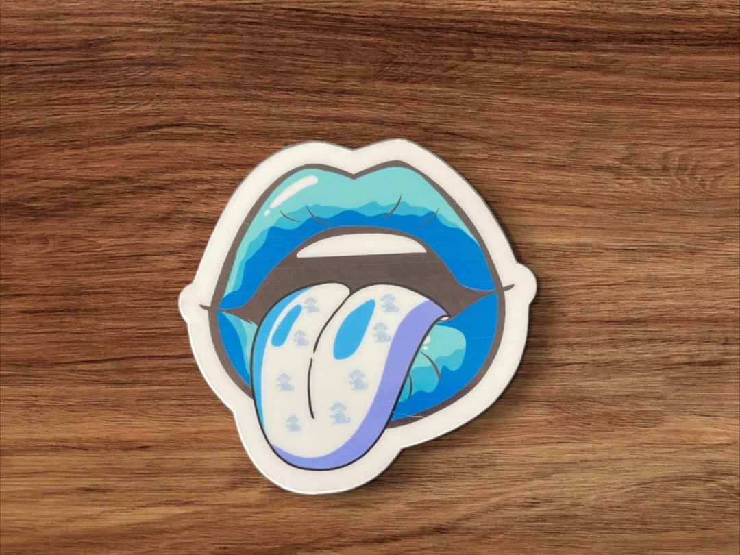 Preppy Sticker With Blue Design, Lovely Gift for Kids or Adults, Great ...