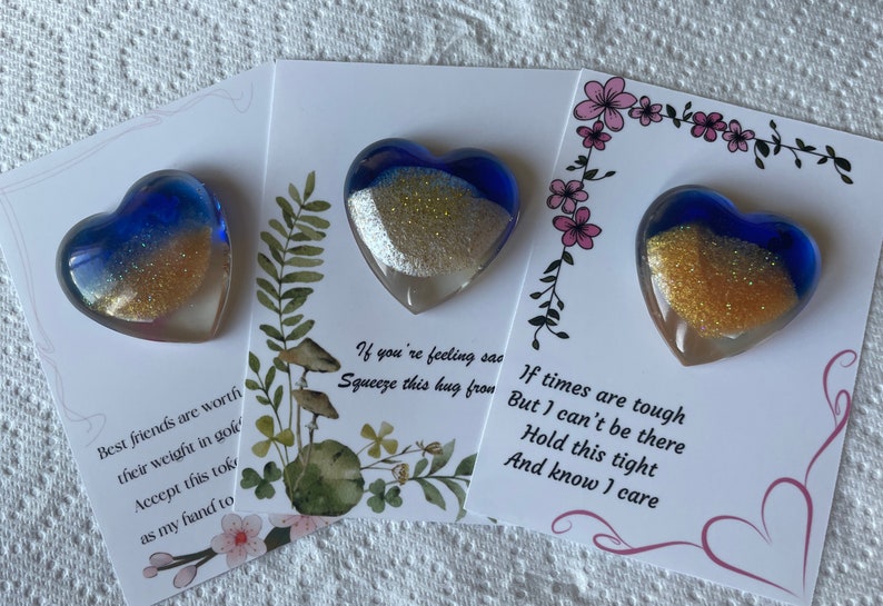 Handmade Pocket Hug, Ocean Sea Mermaid Starfish Shells, Calming Sensory ...