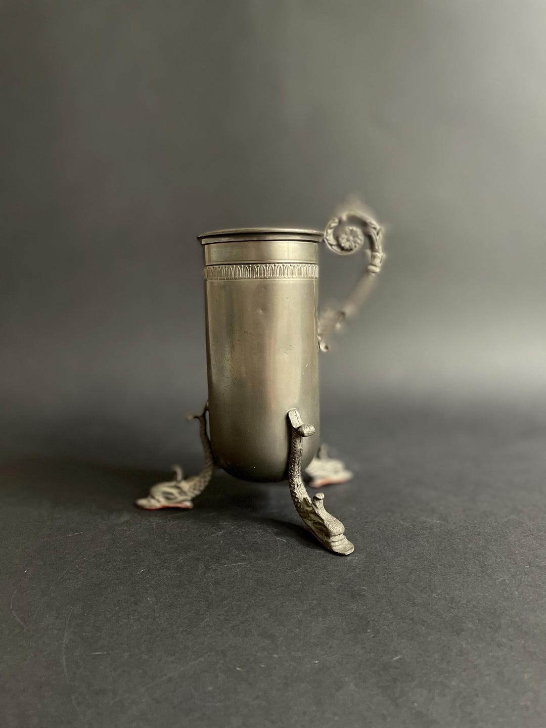 Pewter Breadstick Holder, Antique, Handcrafted and Original - Etsy