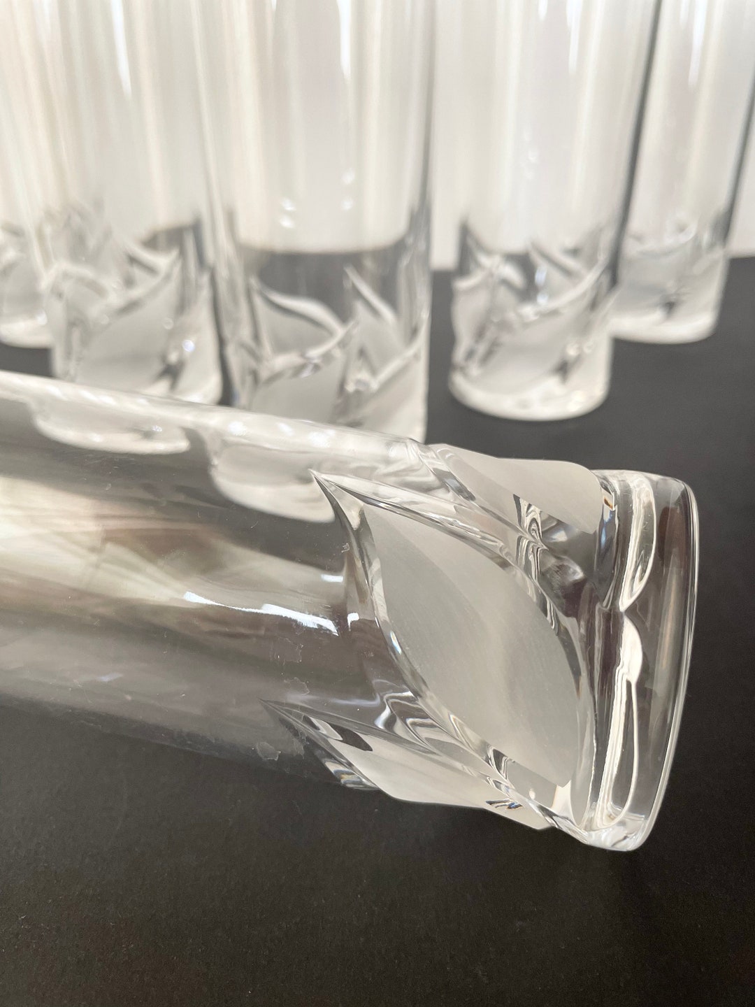 Set of Toscano RCR Crystal Glasses Royal Cristal Rock / Vintage 80s ...