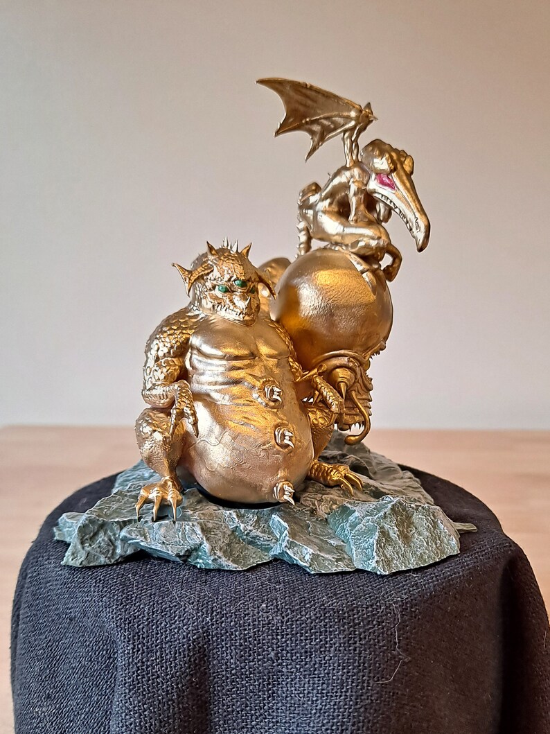 Super Metroid Golden Boss Statue Freestanding Edition - Etsy