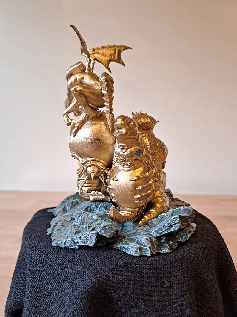 Super Metroid Golden Boss Statue Freestanding Edition - Etsy