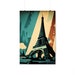 Paris Eiffel Tower Poster, Travel Poster AI Generated Art Print ...