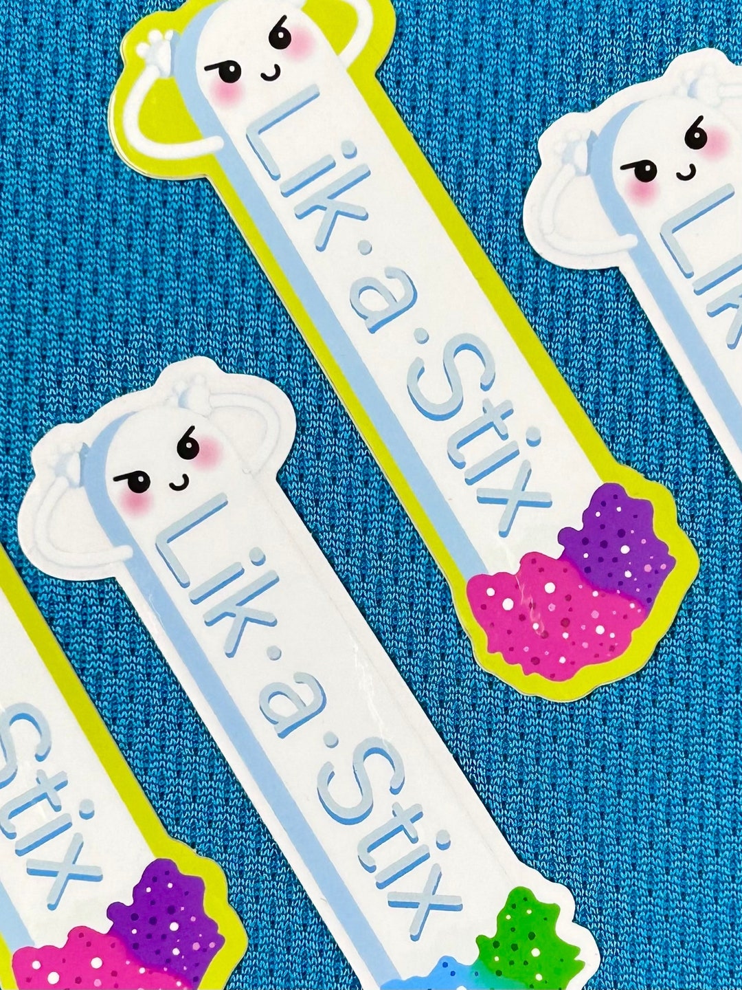Lik a Stix Vinyl Sticker - Etsy