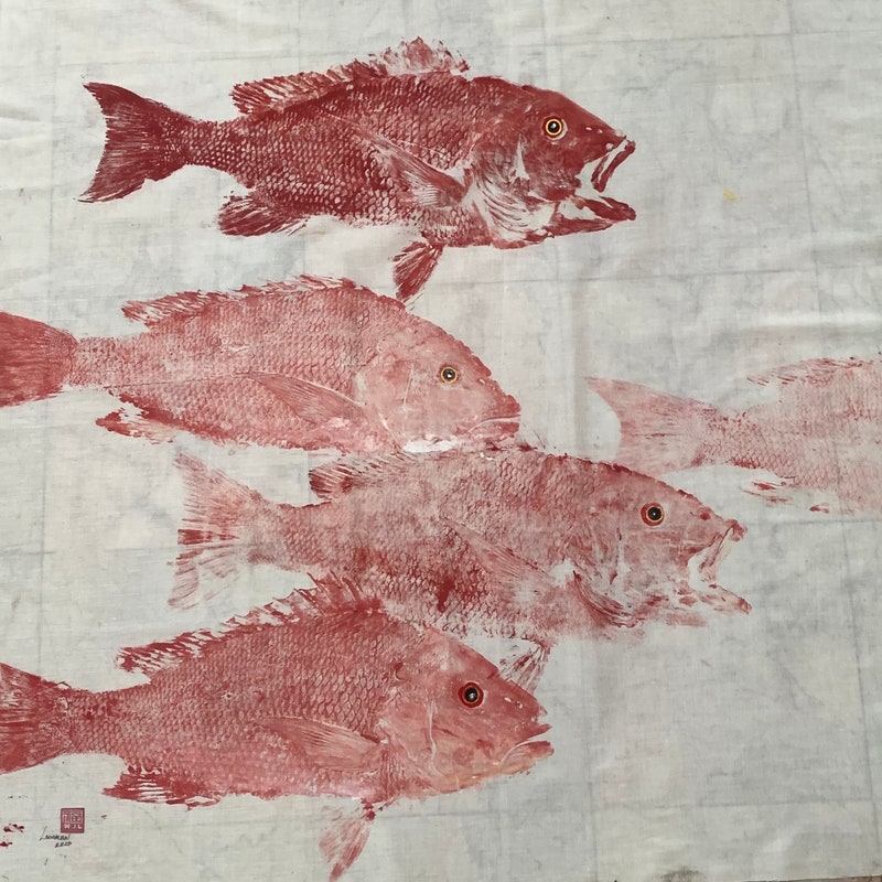 Gyotaku Fish Print - Etsy