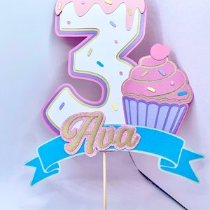 Dessert Cake Topper Cupcake Ice Cream Topping With Sprinkles ...