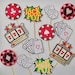 Casino Slot Machine Cupcake Toppers Cake Toppers Deck of Cards Poker ...