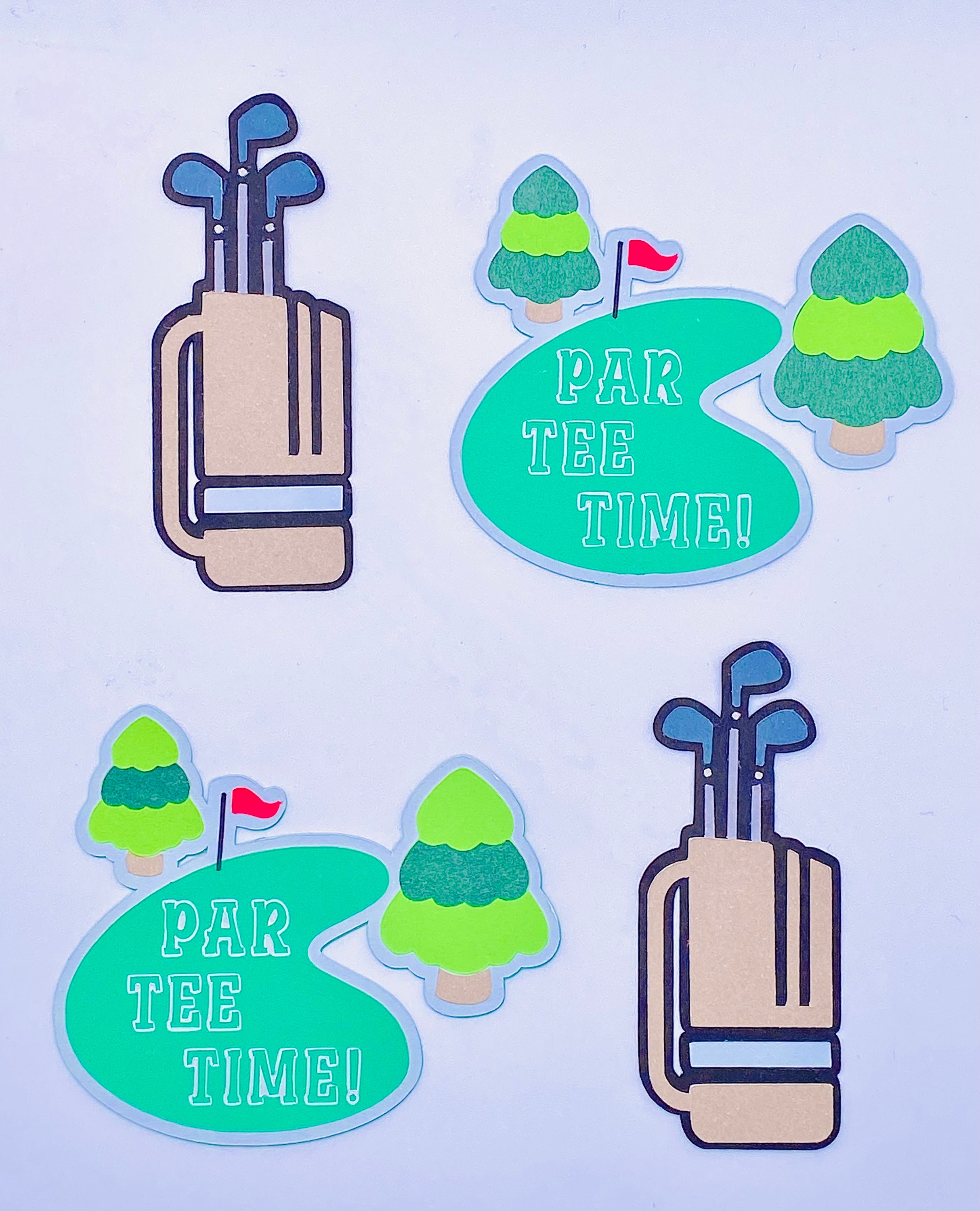 Golf Par Tee Time Cupcake Toppers, Golf Theme Party (set of 12) - Etsy