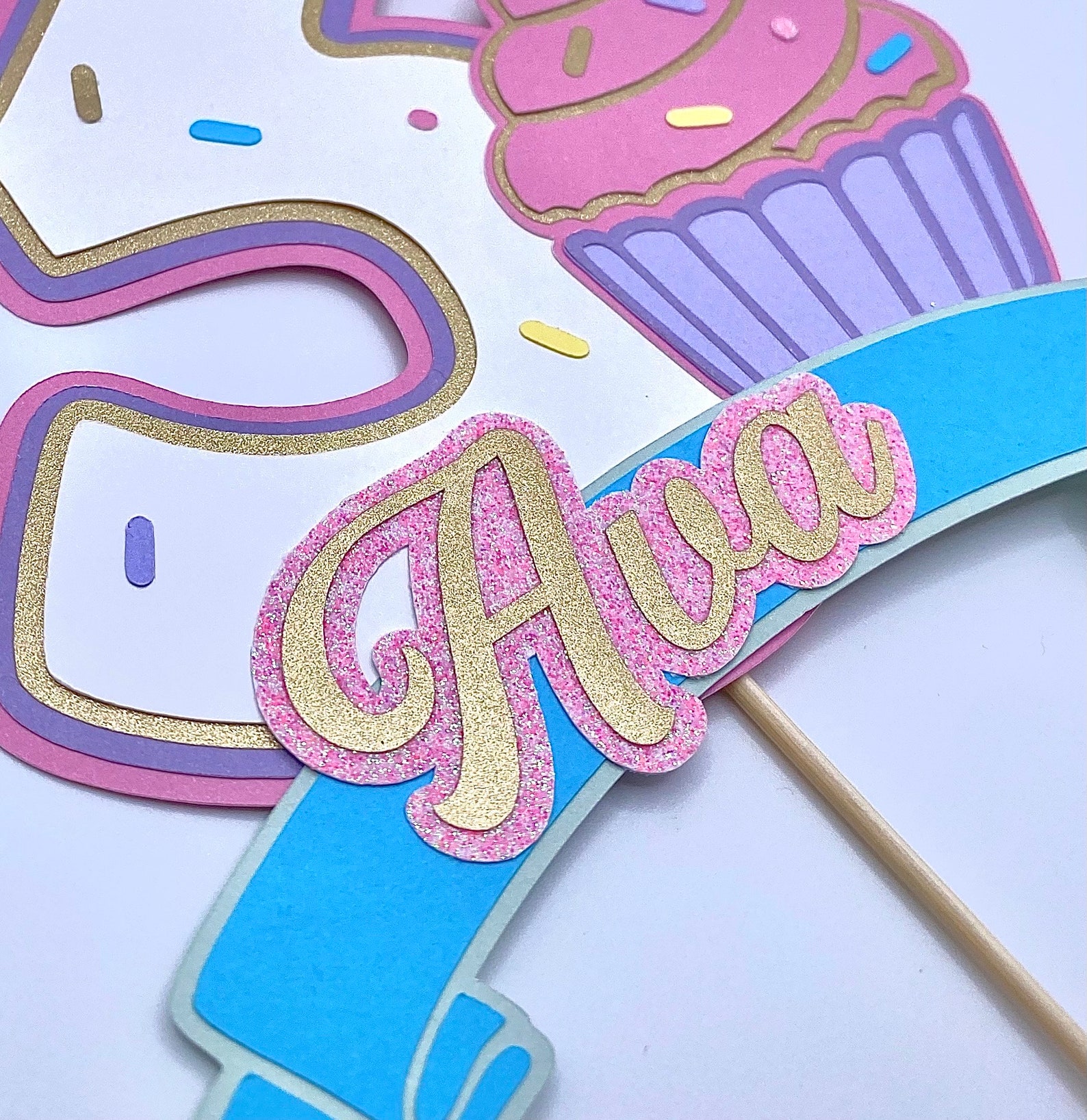 Dessert Cake Topper Cupcake Ice Cream Topping With Sprinkles ...