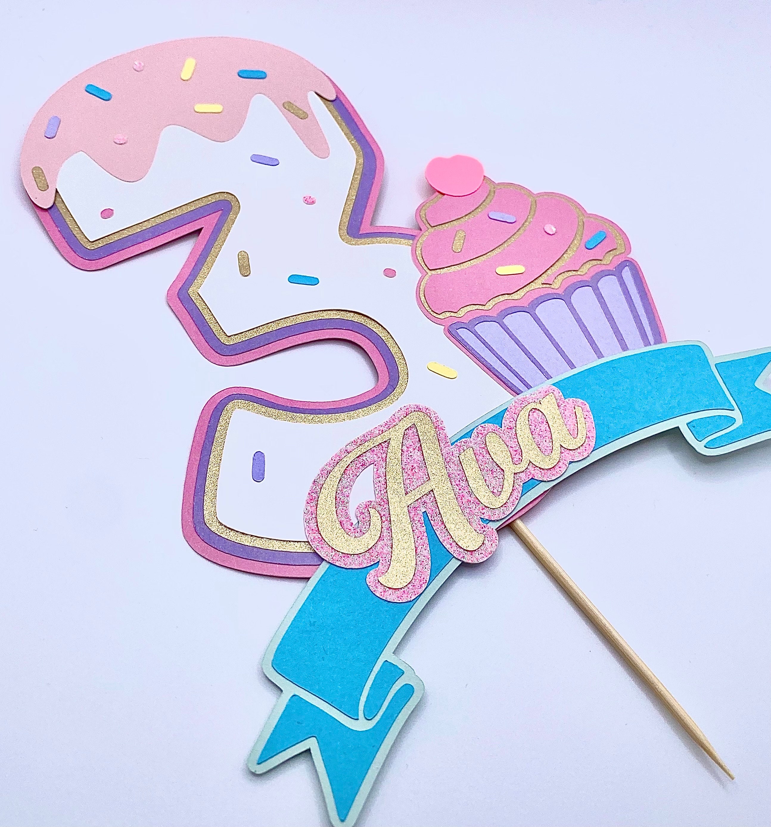 Dessert Cake Topper Cupcake Ice Cream Topping With Sprinkles ...