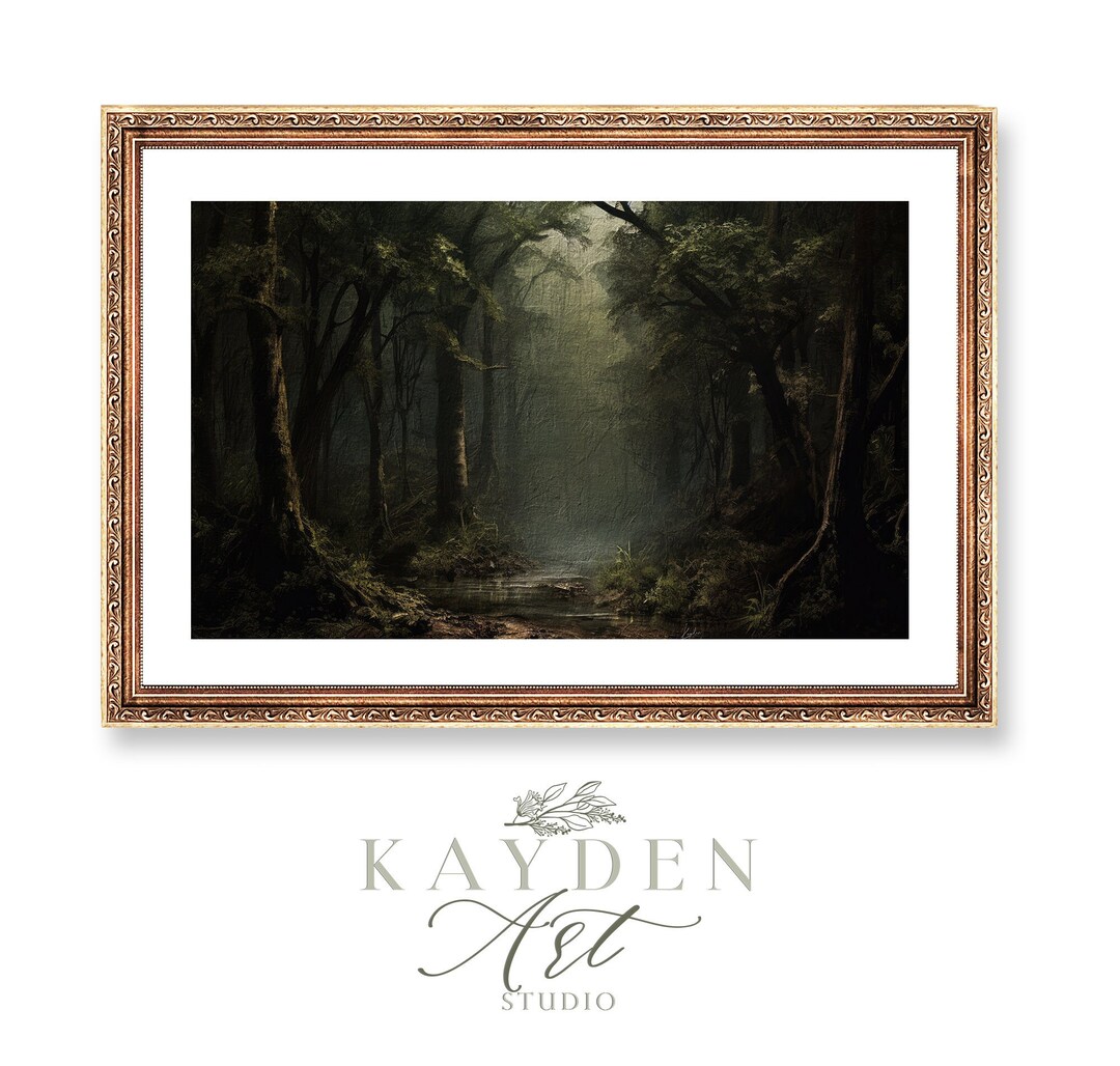 Deep Forest Digital Download Art Print Nature Wall Decor - Etsy
