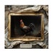 Vintage Painting Black and Red Rooster, Digital Art Print, Home Decor, Downloadable Wall Print ...
