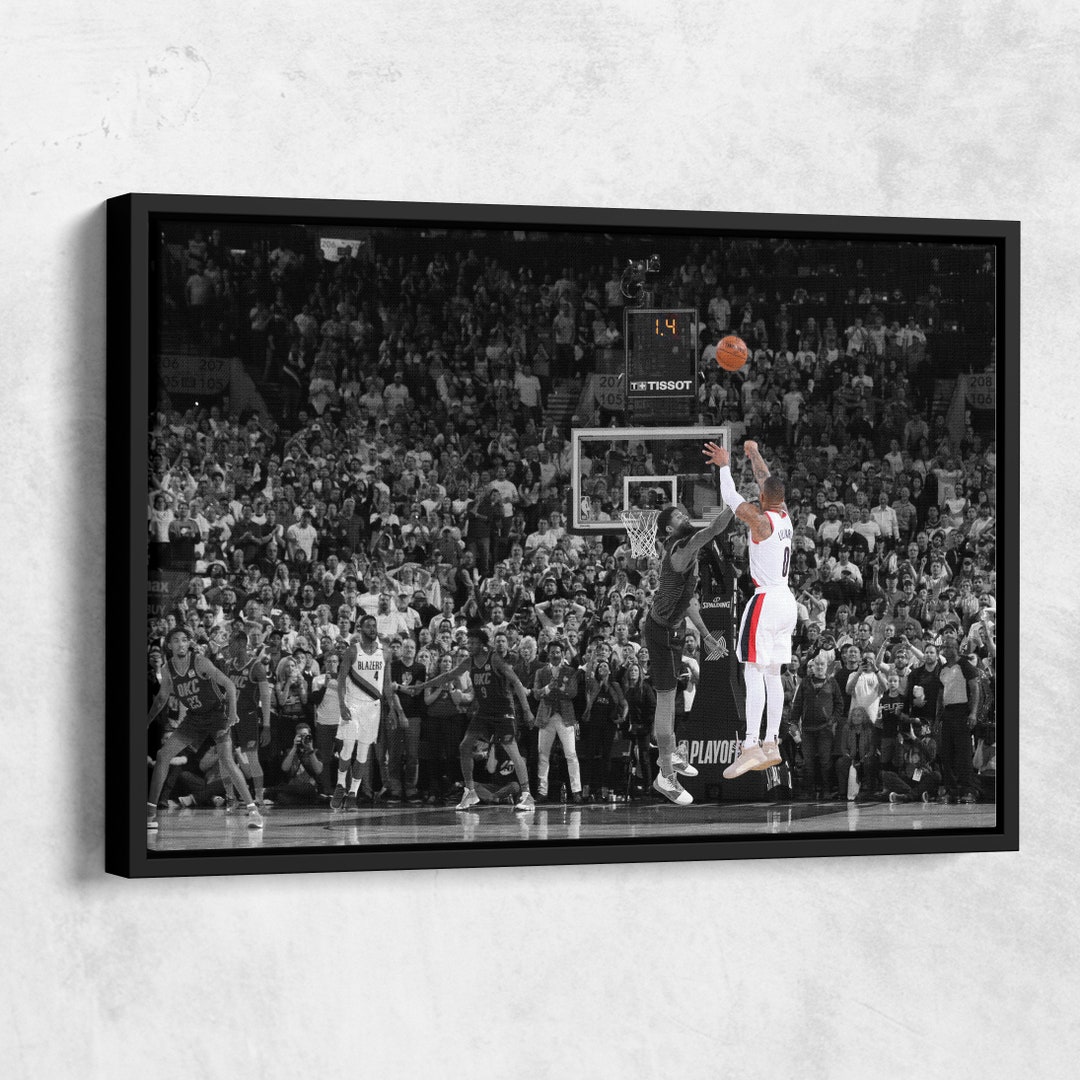 Damian Lillard Vs OKC Dame Time Poster Portland Trail Blazers ...