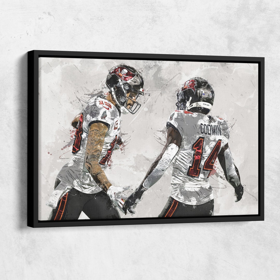 Chris Godwin Mike Evans Poster Tampa Bay Buccaneers Canvas - Etsy